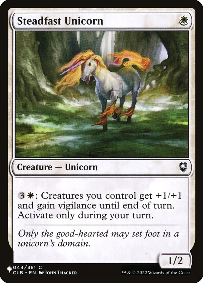 Steadfast Unicorn – The Vault